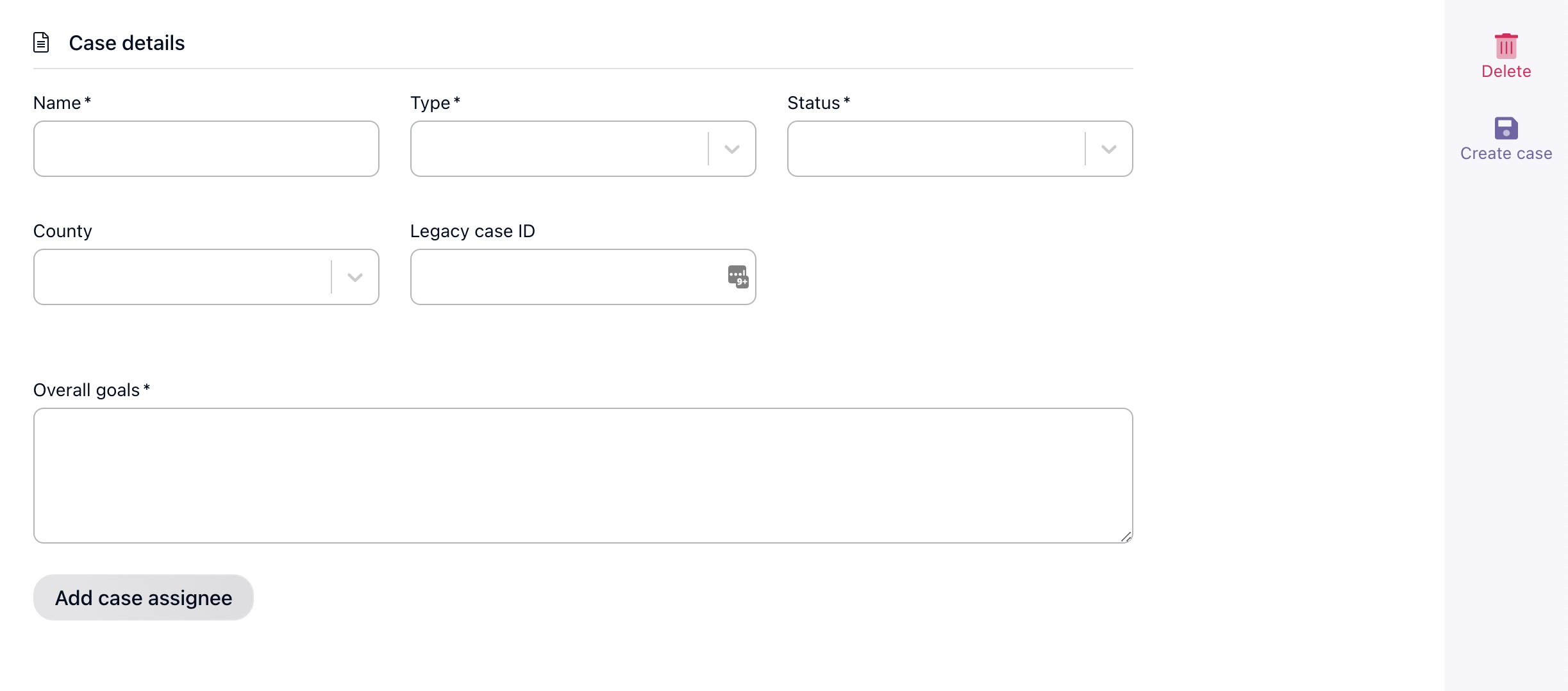 Create a Case Record